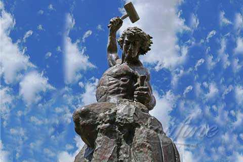 Self Made Man Statue
