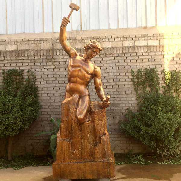 Self Made Man Statue
