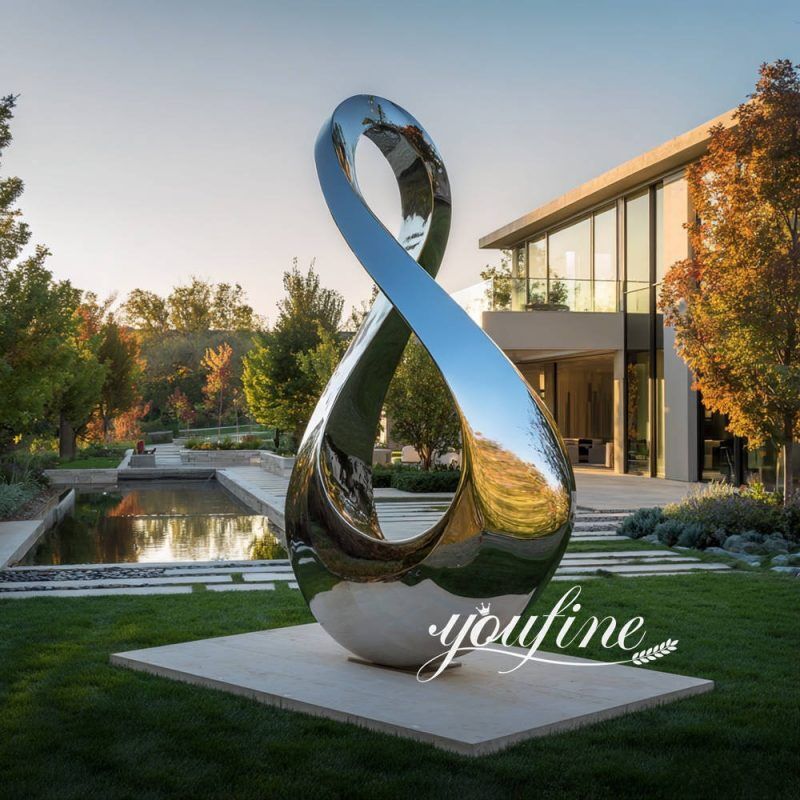 Large Metal Loop Sculpture
