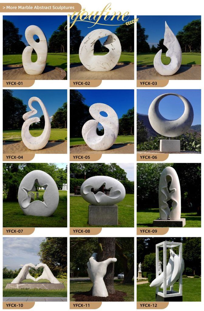 Hand Carving Art Modern Abstract Stone Sculpture