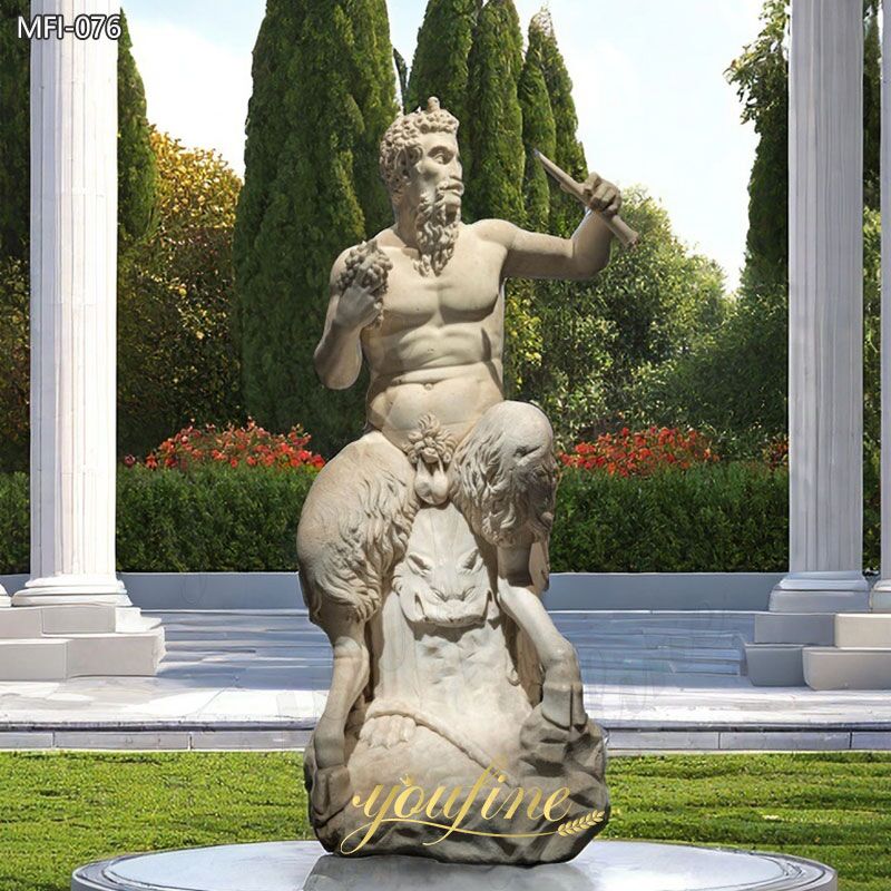 Life Size Marble Greek Pan Statue-YouFine