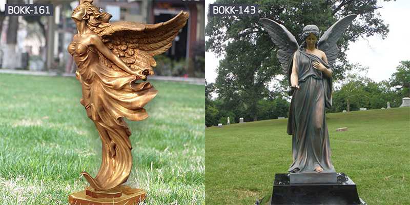 Life Size Custom Bronze Angel Statues for Sale BOKK-161