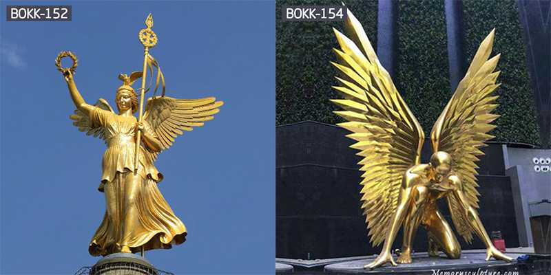 Life Size Custom Bronze Angel Statues for Sale BOKK-161