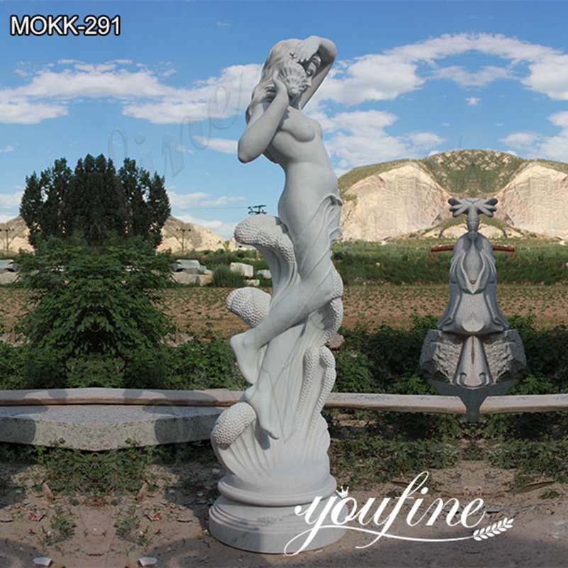 Classic Garden Ferdinando Vichi Sea Nymph Marble Statue Suppliers MOKK-291