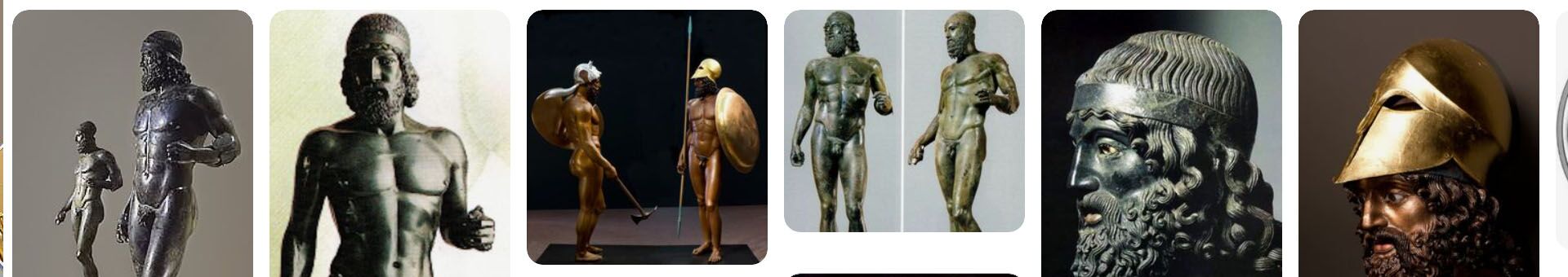 Ancient Classical Greek Bronze Riace Warrior Statue BOKK-778