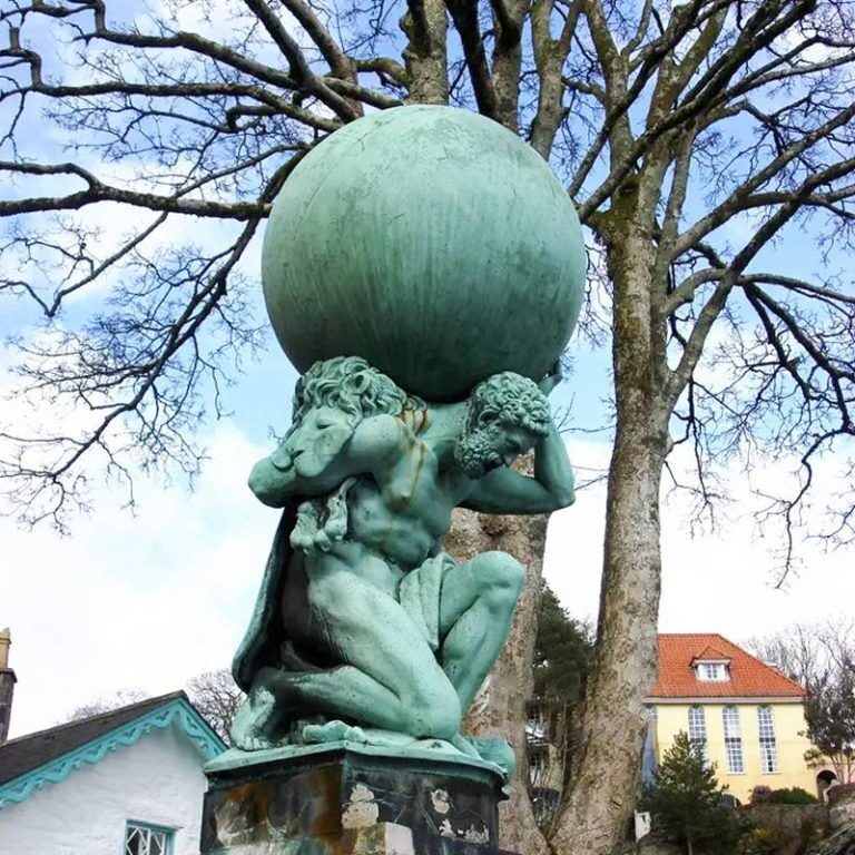 Rockefeller Center Bronze Atlas Statue Holding the World New York Art ...