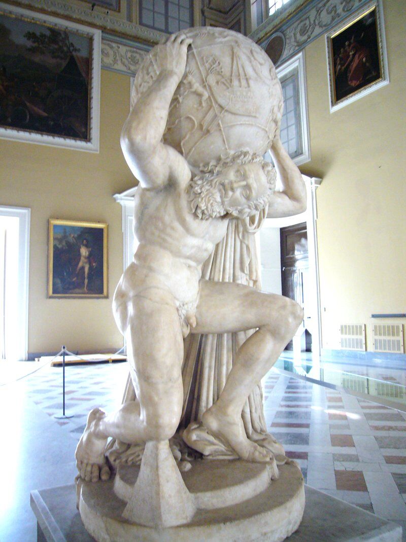 Rockefeller Center Bronze Atlas Statue Holding the World New York Art ...