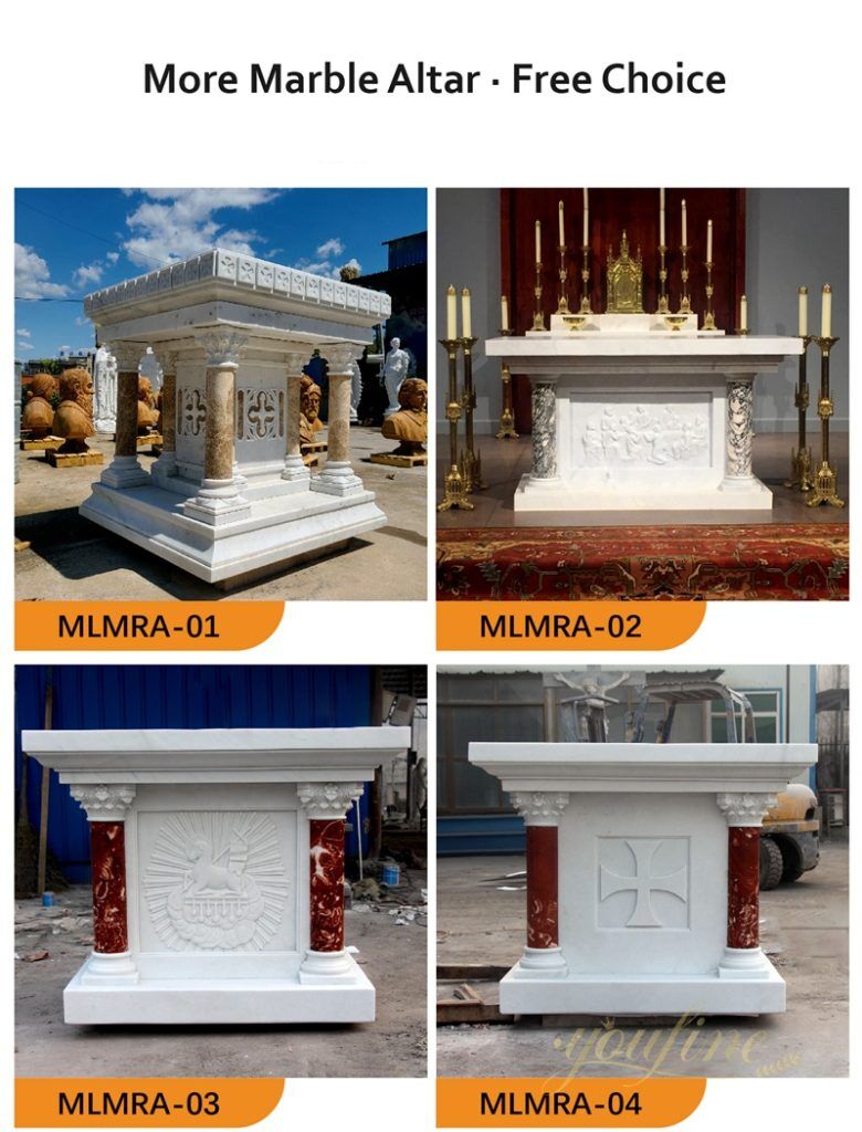Custom Made Catholic Church Marble Altar Table