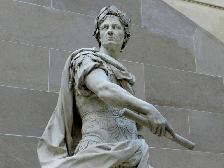 Famous Roman Marble Julius Caesar Sculpture for Sale