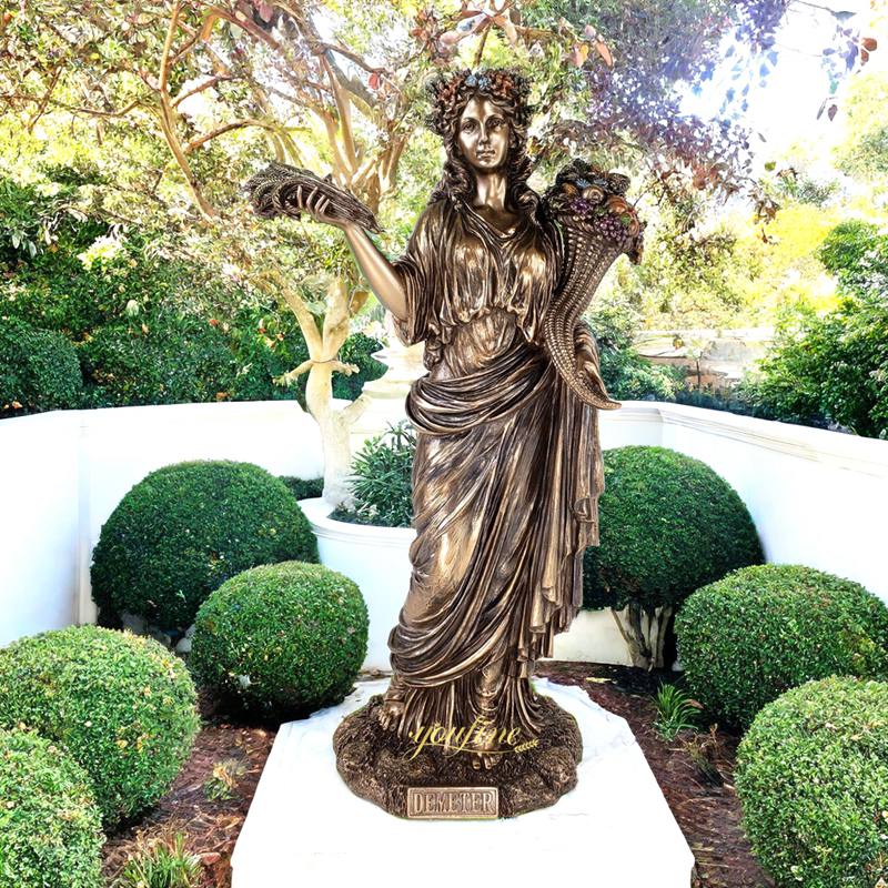Garden Bronze Demeter Statue-YouFine
