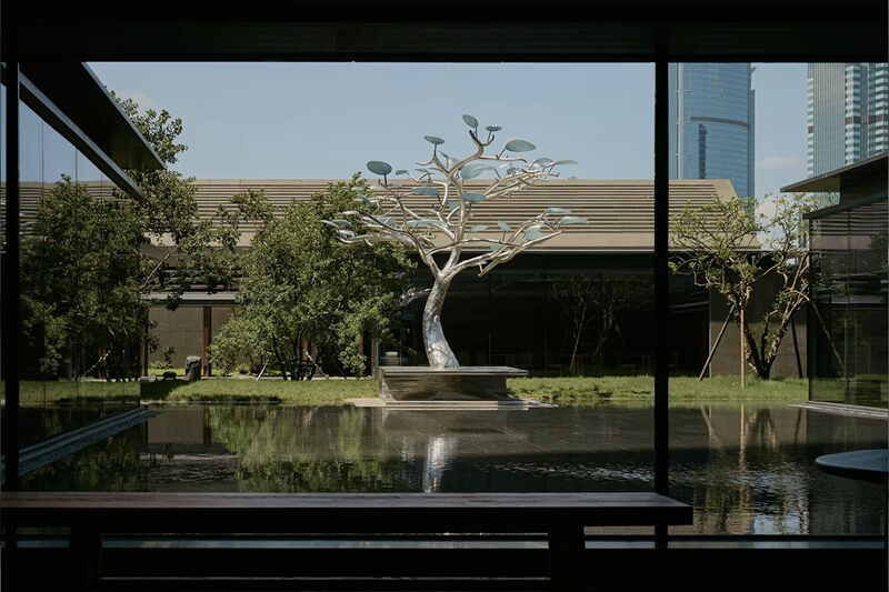 Modern Large Metal Tree Light Sculptures -YouFine