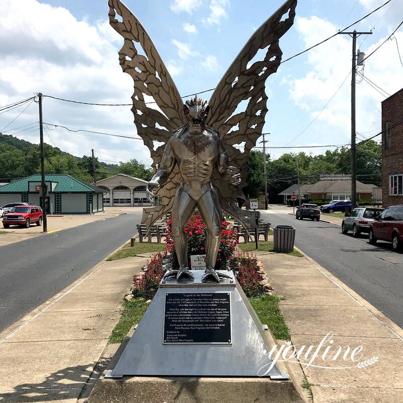 Metal Mothman Statue Replica for Sale