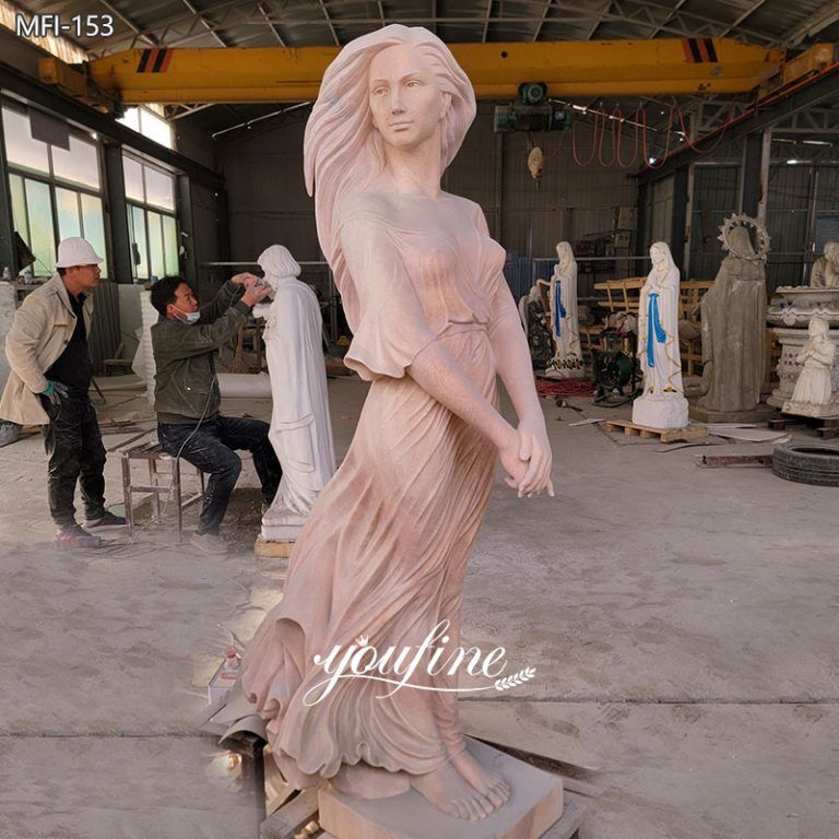 Famosa escultura de mármol de Luo Li Rong Arte de mármol